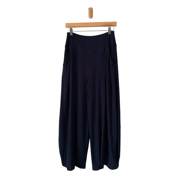 Sympli | Pants & Jumpsuits | Sympli Wide Leg Pants Navy Blue Pockets Sz ...